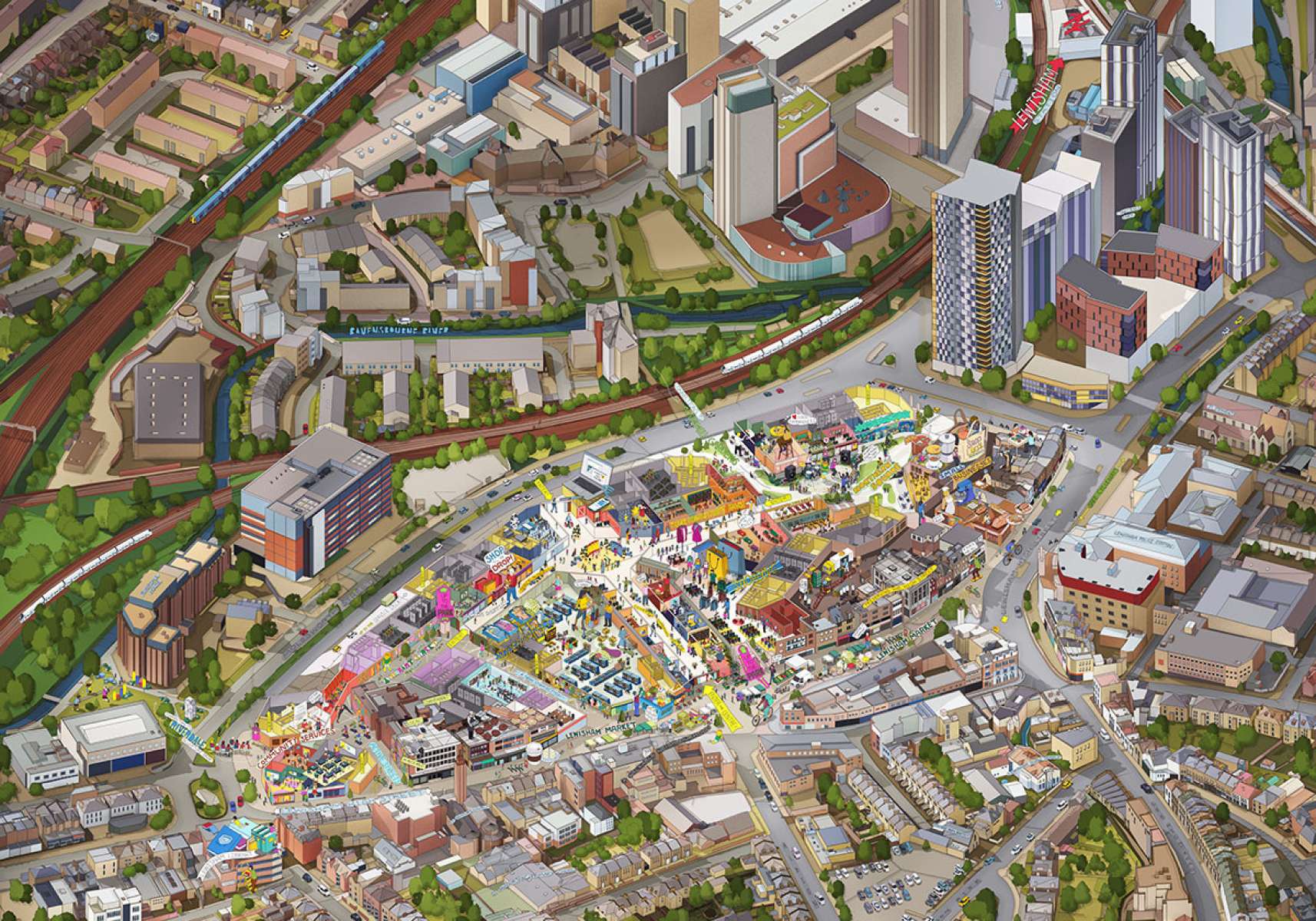 Lewisham Shopping Centre - plans revealed at public consultation