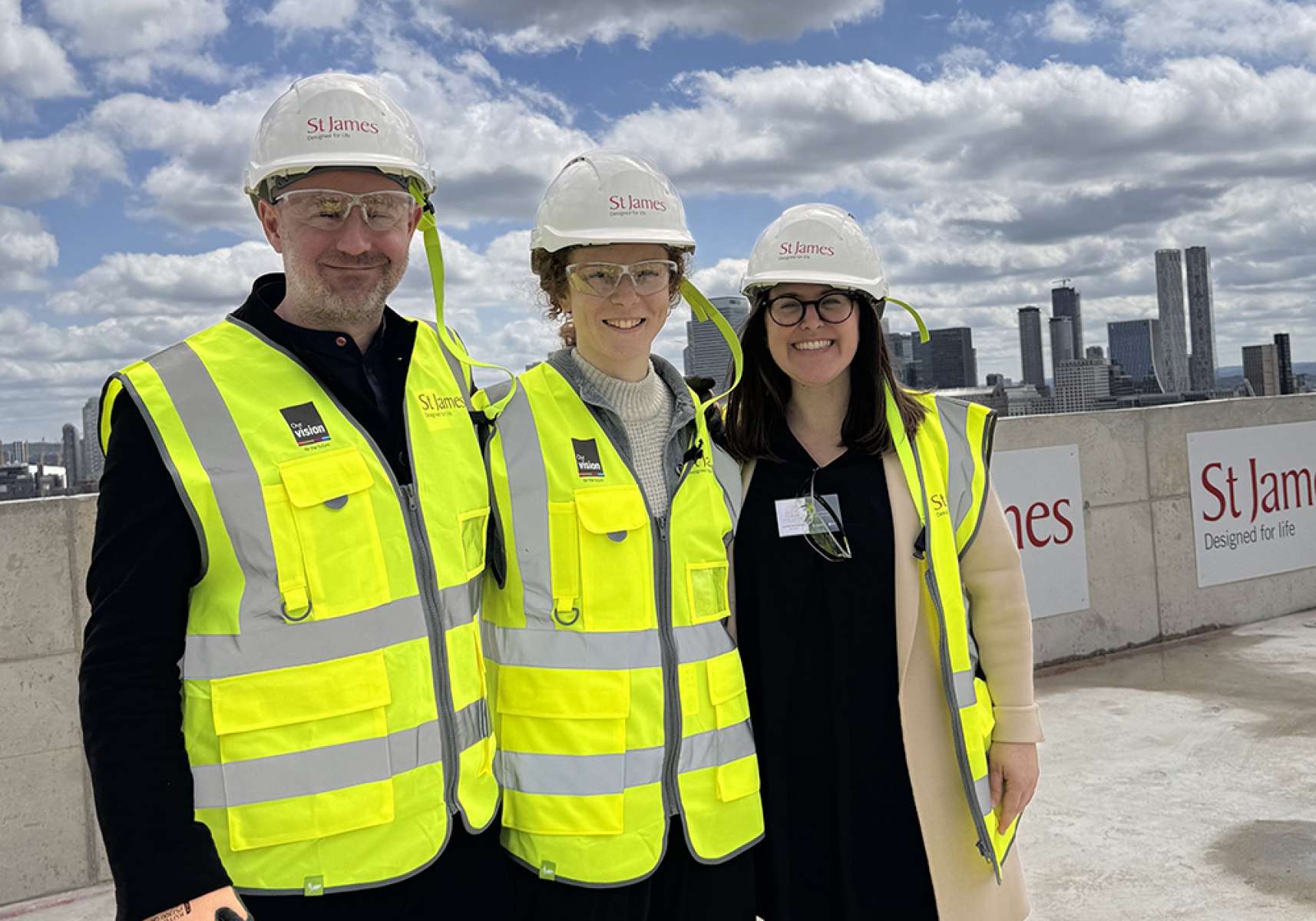 Phase 1 at Bow Common - Topping out ceremony