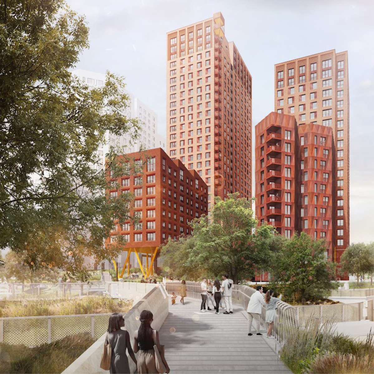 Studio Egret West have won planning permission for the first homes ...