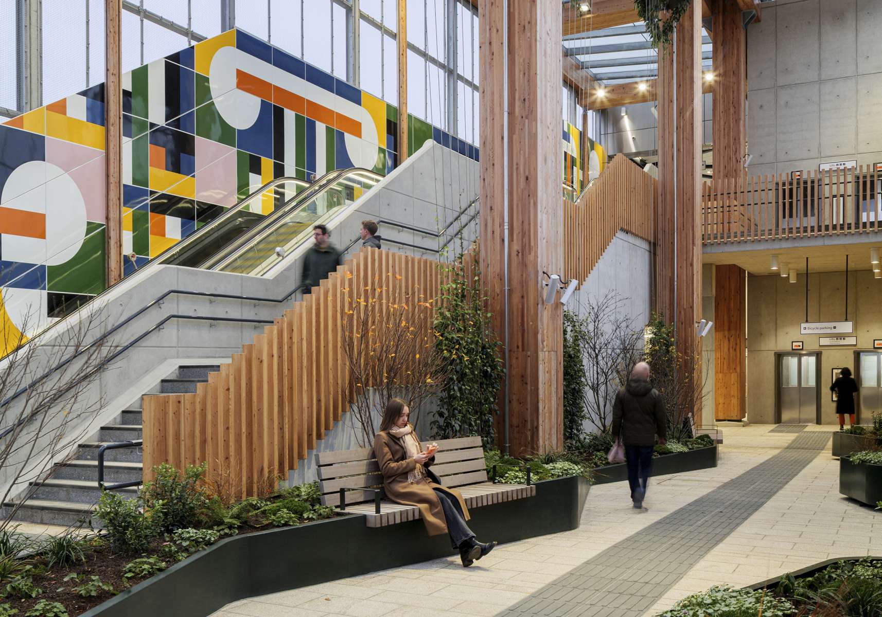 And it's open! Brent Cross West Station